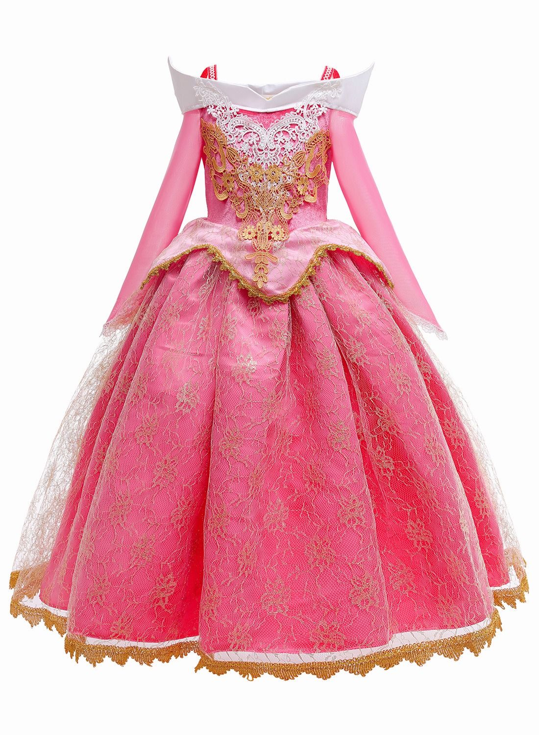 Generic Princess Aurora Princess Skirt Dress Up Costume Ball Gown ...