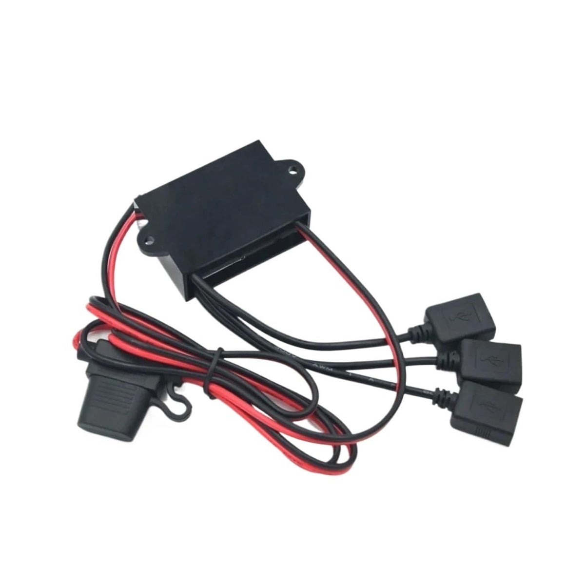 Generic 12V 24V To 5V 6A 30W Waterproof DC DC Buck Converter Triple USB ...