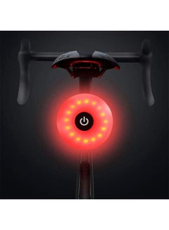 MVAQKLM Bike Tail Light LED Rear Bike Light USB Rechargeable, Red High ...