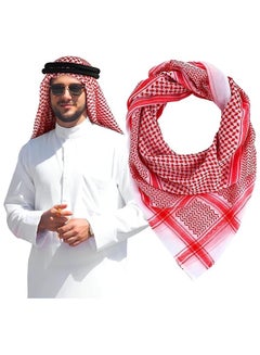 PROMASS Arab Shemagh Head Scarf, Keffiyeh Middle East Desert Shemagh ...