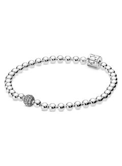 PANDORA PANDORA Jewelry Beads and Pave Cubic Zirconia Bracelet in ...