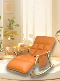 تسوق Generic وPatio Rocking Chair with Side Pockets Heavy-Duty Steel ...