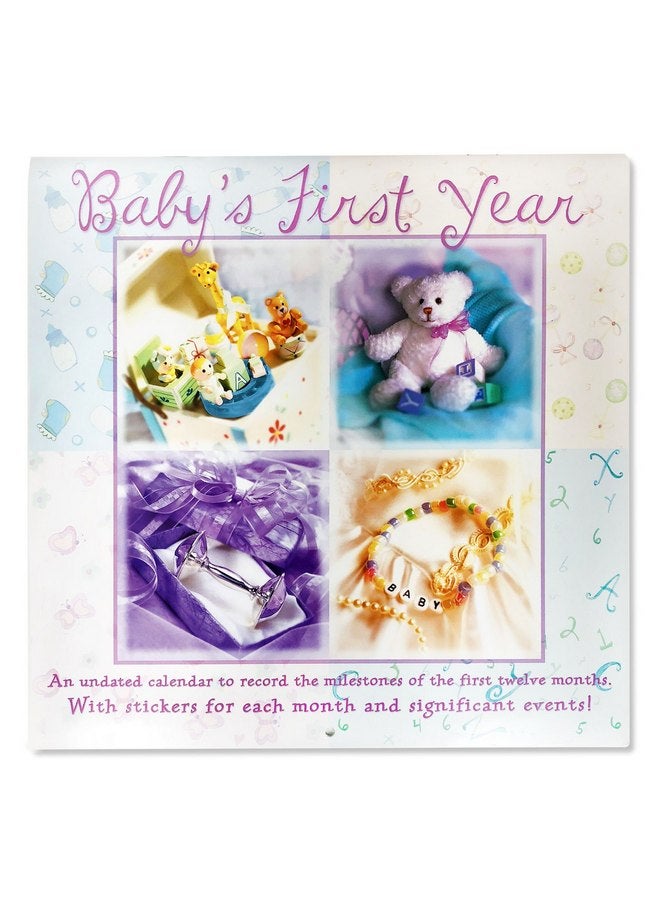 DateWorks DateWorks Baby Calendar First Year with Stickers - Premium ...