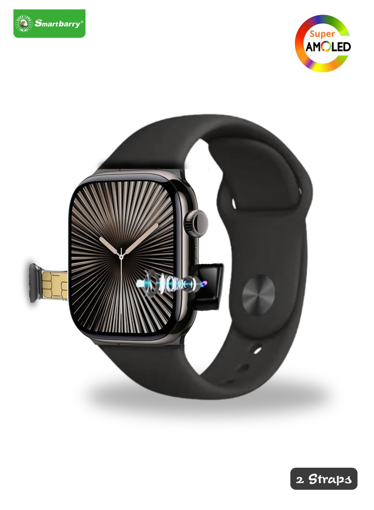 Smart Berry Smart Berry SM-402 Smart Watch – Super AMOLED Display, SIM ...