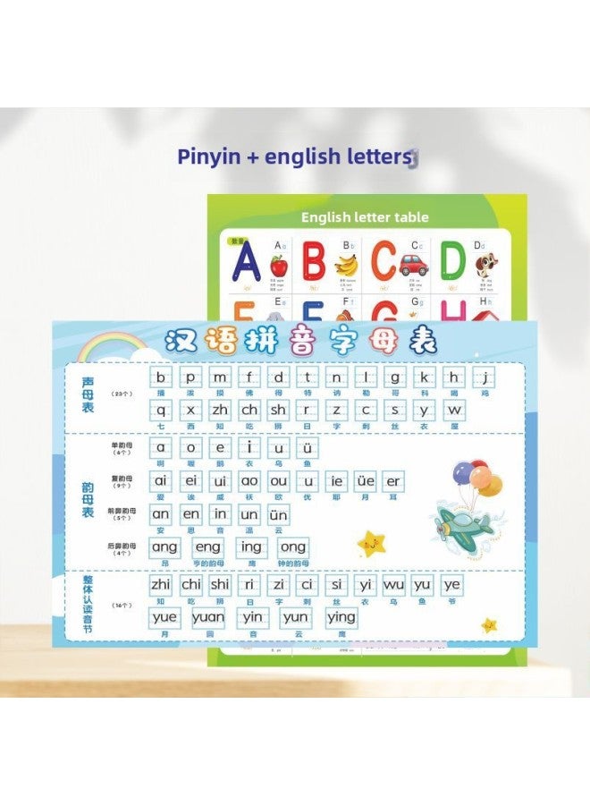 Generic 26 Chinese Pinyin Alphabet Wall Stickers First Grade Initial ...