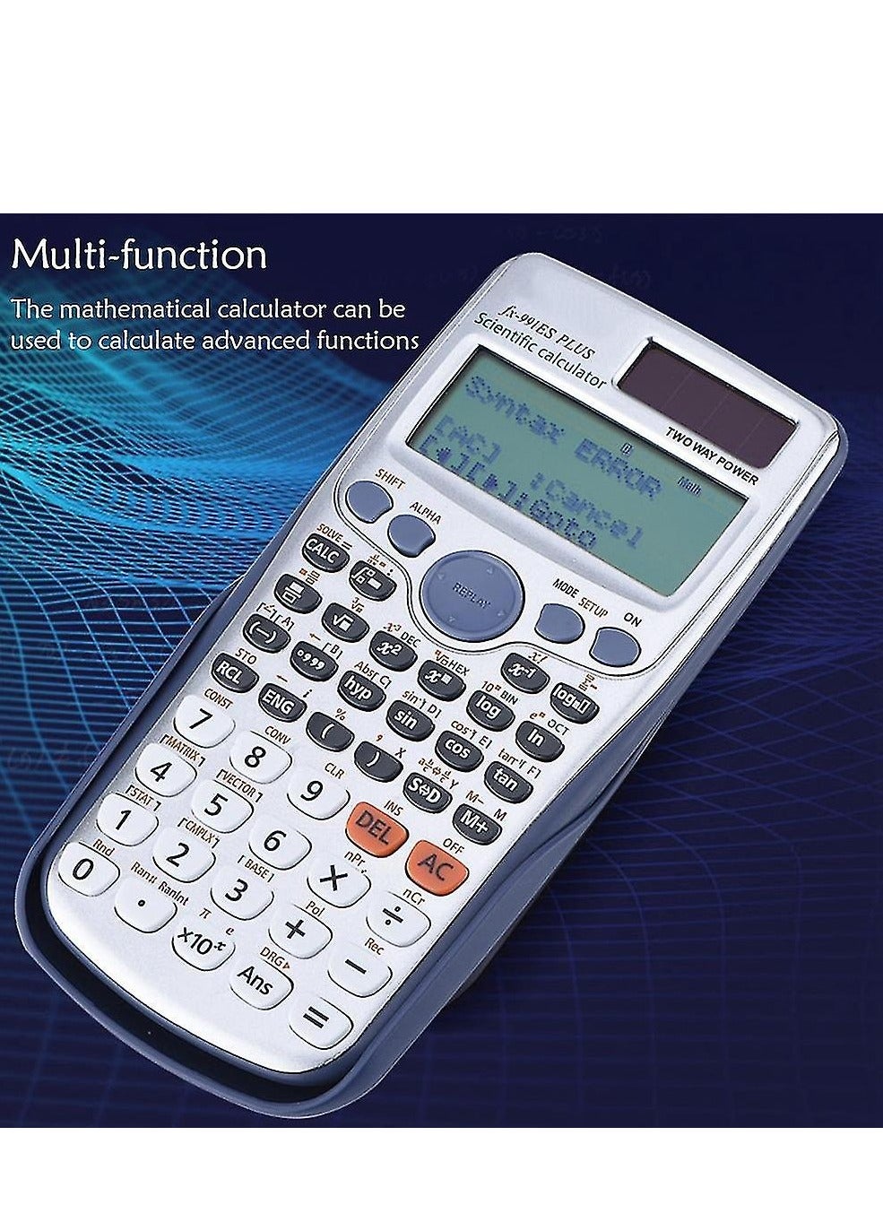 EATES Eates FC-991ESC Scientific Calculator 417 Function with Display ...