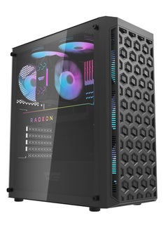 DarkFlash Darkflash DK350 Gaming PC Case With 4 ARGB Pre-Installed Fan ...