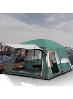Generic 4-12 Person Family Camping Tent, Stable Steel Pole Construction ...