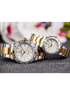 Sveston Sveston Couple’s Set Stainless Steel Analog Quartz Gift Watch ...