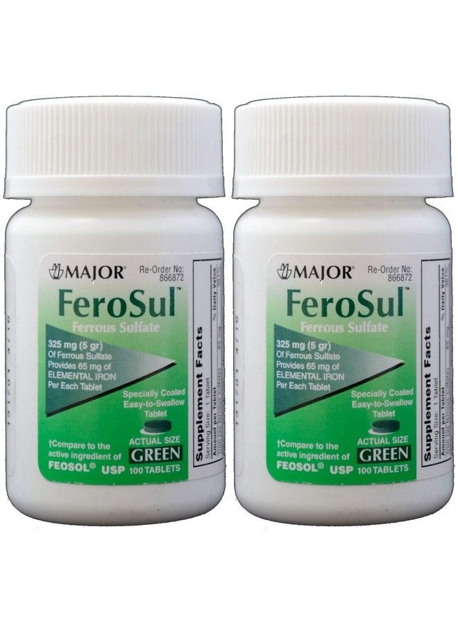Major Pharmaceuticals Major Pharmaceutical Ferosul Ferrous Sulfate ...