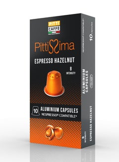 PITTI CAFFE Pittissima Hazelnut Coffee Espresso Aluminum Capsules ...