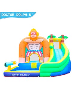 doctor dolphin Doctor Dolphin Inflatable Water Slide for Kids Water ...