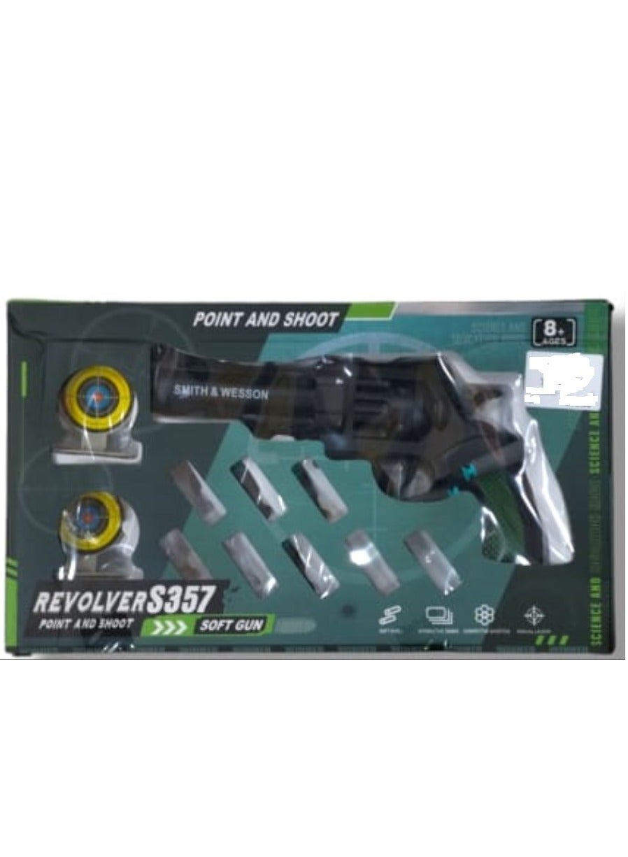 Revolver Dart Blaster Pistol Soft Shot Gun Toy | Best Price UAE | Dubai ...