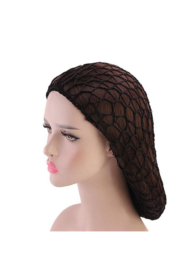 yongsheng 2 Pieces Mesh Hair Net Crochet Hair Nets Knit Hat Crocheted ...