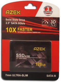AZEK AZEK AZ-SSD-A100 128GB 2.5” SATA III 6 Gbs SSD Read Write Up to ...