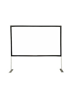 Generic Projector Screen with Stand 100 inch Portable Projection Screen ...