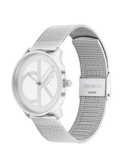 CALVIN KLEIN Analog Round Waterproof Wrist Watch With Stainless Steel ...