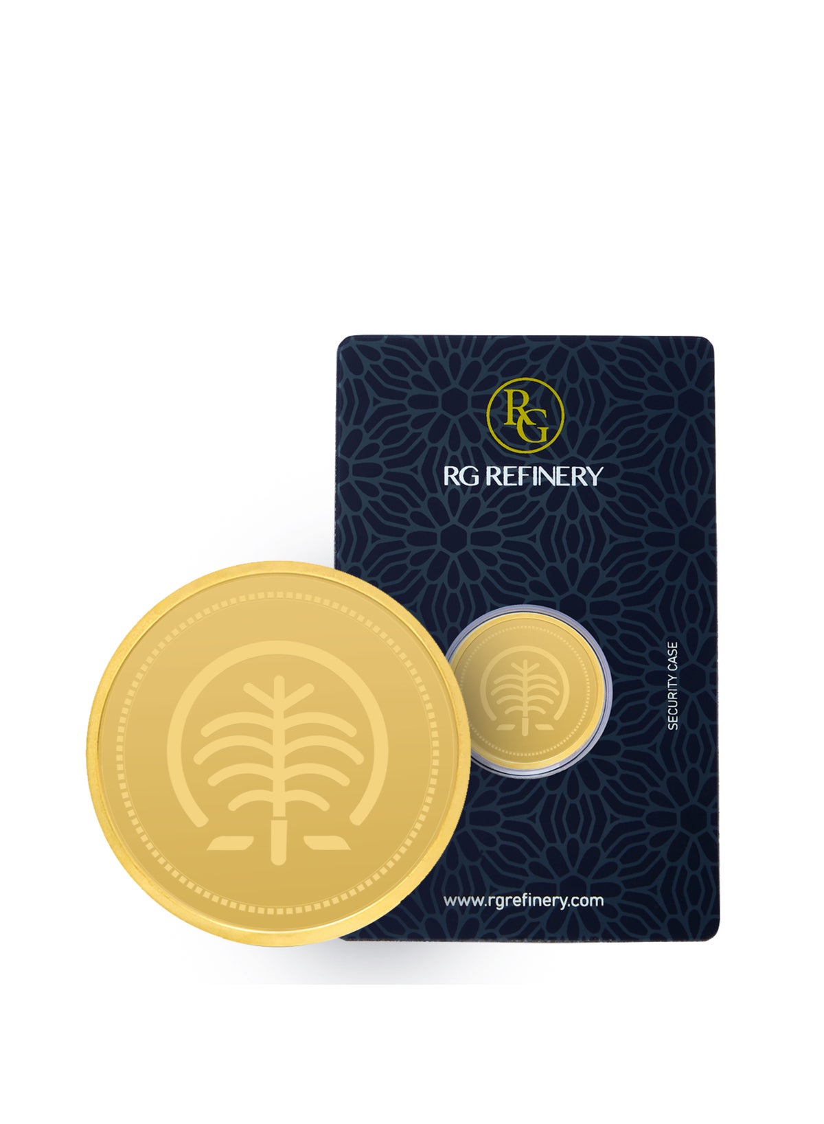 RG REFINERY Rafmoh Bullion 8 Gram 24k Gold Coin with Palm Jumeirah ...