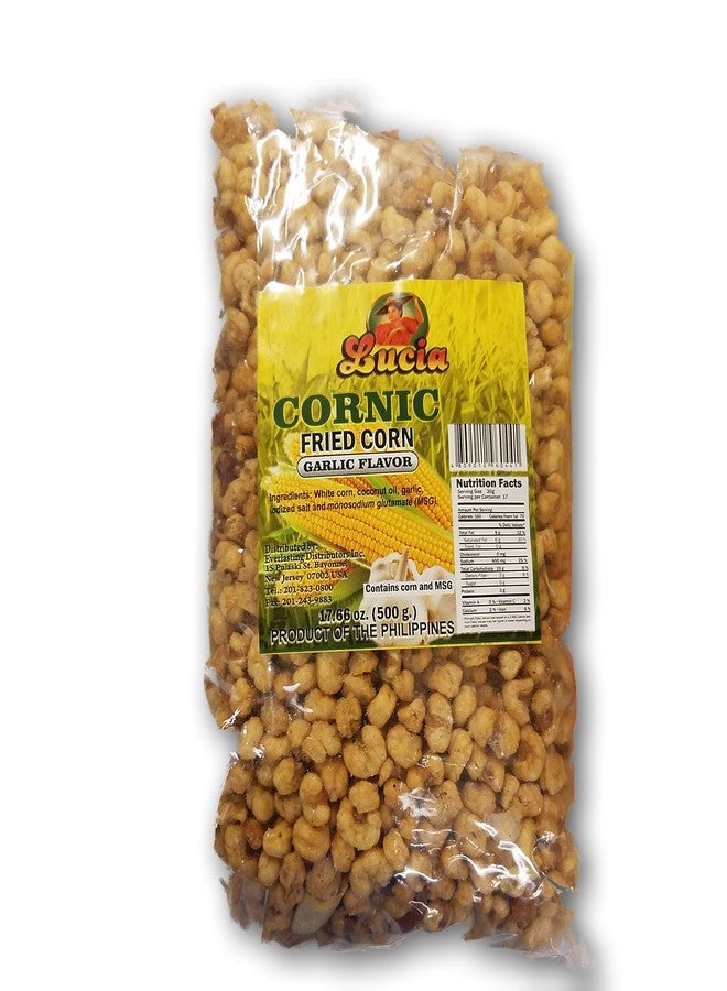 Lucia Lucia Cornic Fried Corn Garlic Flavor Pack of Two 17.66 Oz a Pack ...