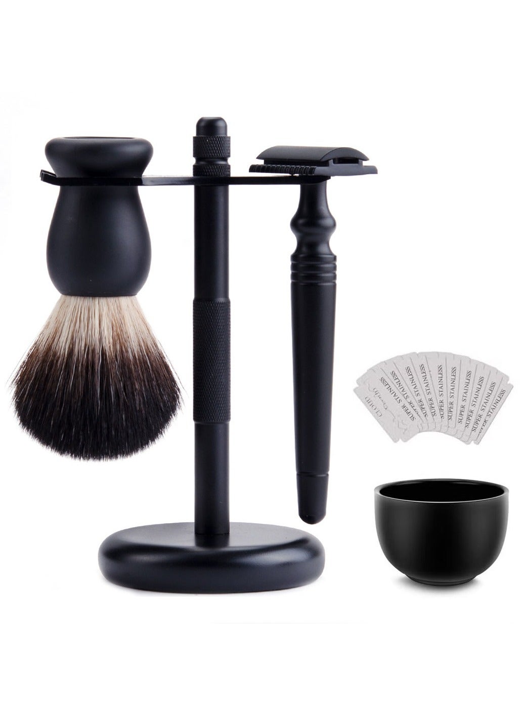 Bora Ben Safety Razor Shave Kit - Mysterious Black Men's Shaving ...