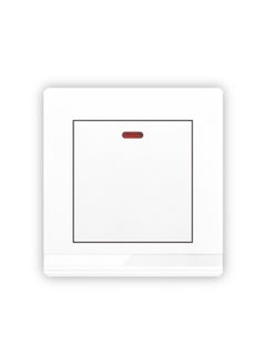 Vmax 20A Power Switch with Neon Indicator Light - White - 250V 1 Gang ...