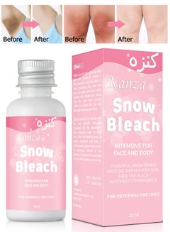 Kanza Snow Bleach Cream for Private Part Underarm Whitening Dark Spot ...