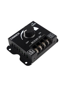 Generic 12-24V 30A LED Light Dimmer Stepless Dimming PWM Dimmer Switch ...
