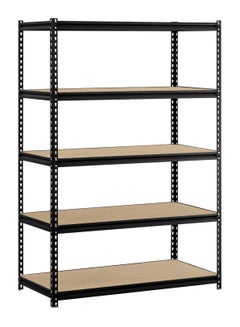 DubaiGallery 5-tier Metal Shelving Unit Adjustable Garage Storage ...