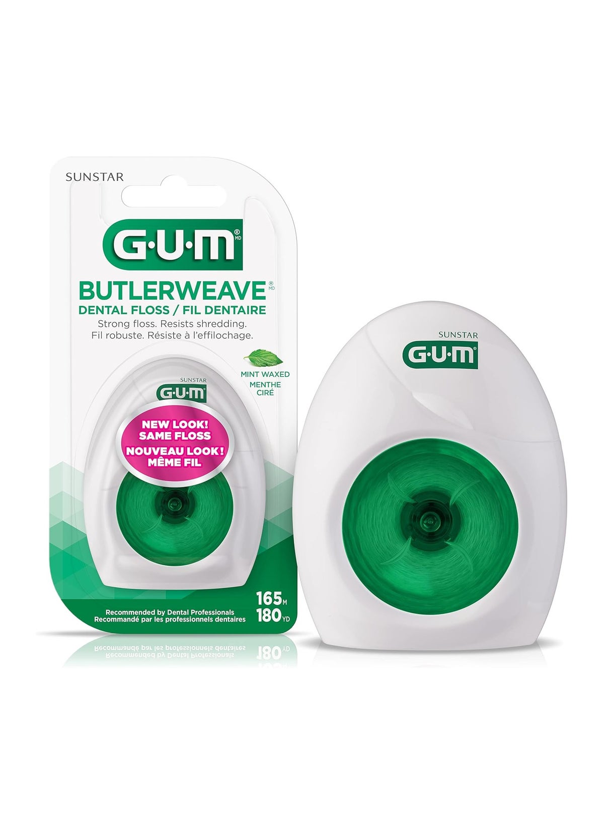 Gum GUM ButlerWeave® Dental Floss Mint, Waxed, 165M | Best Price UAE ...