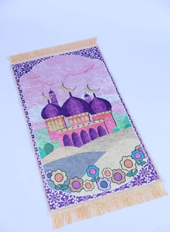 FUN MOMENT Quilted Prayer Rug with an Islamic Design for Children ...