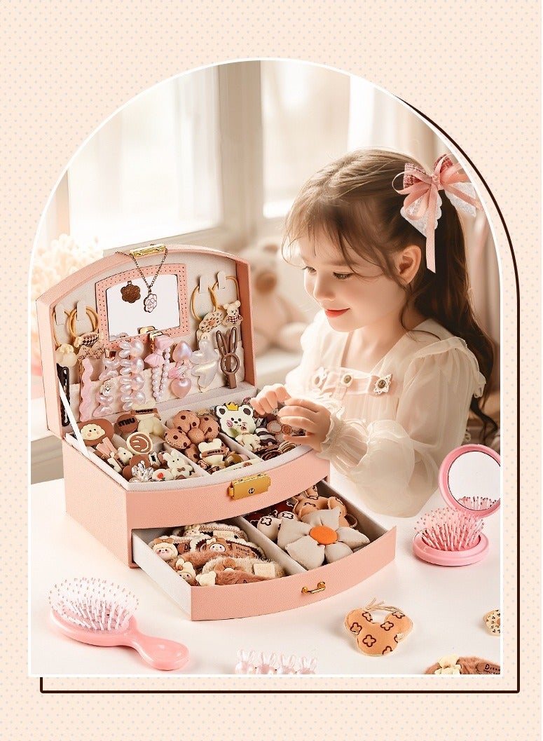 I LOVE KIDS Princess Dress Up Gift Box,123PCS Head-dress Earrings And ...
