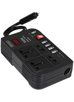 BYGD 300W Car Power Inverter DC 12V/24V to 220V AC with 4 USB Ports ...