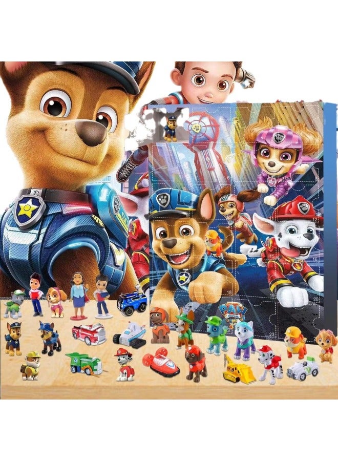 Generic 2025 Cross-Border Christmas Advent Day Blind Box Paw Patrol ...