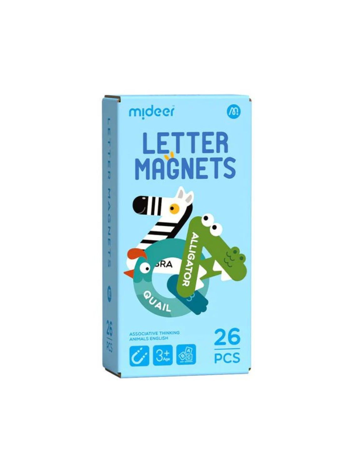 MiDeer Animal Alphabet Magnets – 26 Pcs | A–Z Magnetic Letters with ...