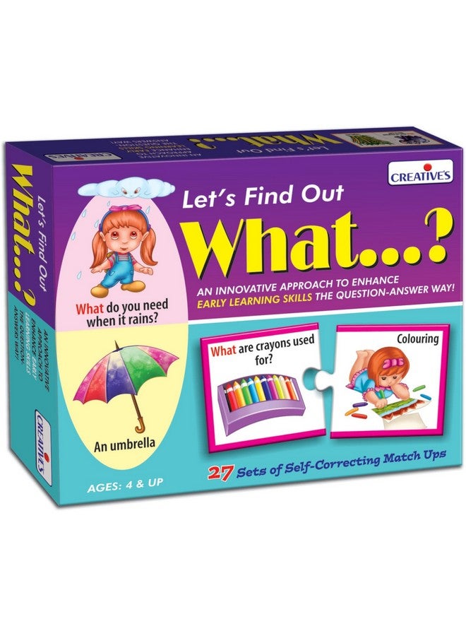 Creative's Wh Series | Let'S Find Out- What? | Question - Answer ...