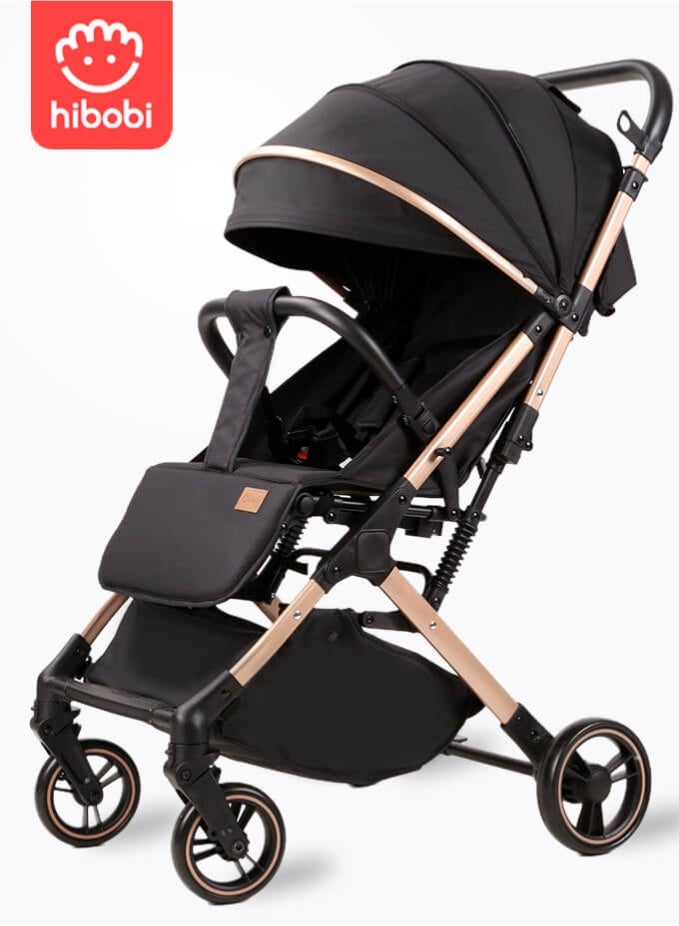 hibobi Lightweight Travel Stroller for Baby to Toddler, Compact Folding ...