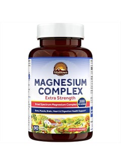 Vitalitown Vitalitown Magnesium Complex, 300 MG Elemental Magnesium, 5 ...