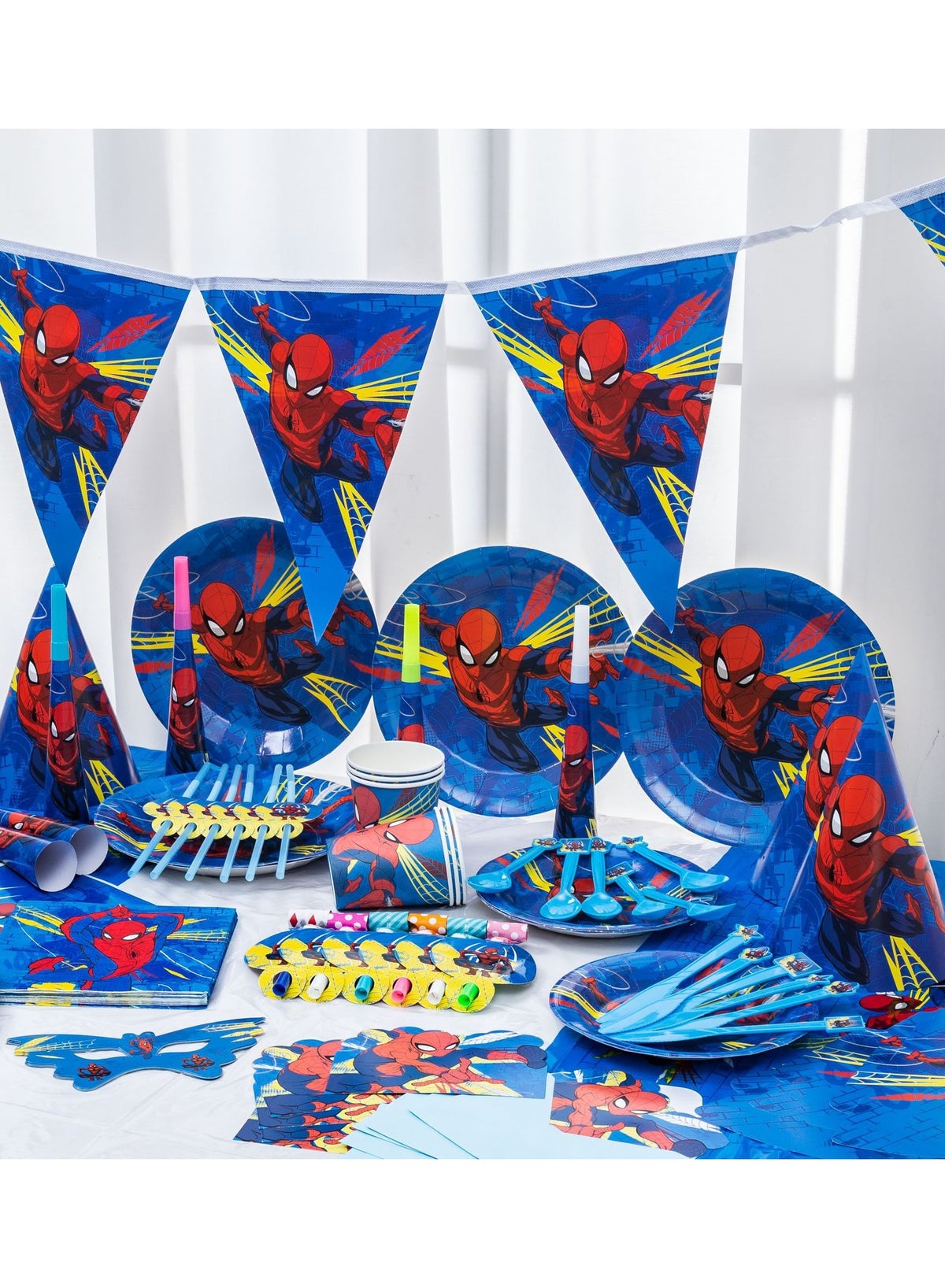 Generic Spider Man Birthday Party Set For 6 Guests | Best Price KSA ...