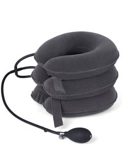 MIXDE Cervical Neck Traction Device Inflatable Neck Support, Adjustable ...