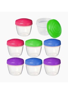 Generic Mini Yogurt Food Containers 150ml Set of 8 Pieces Random Colors ...