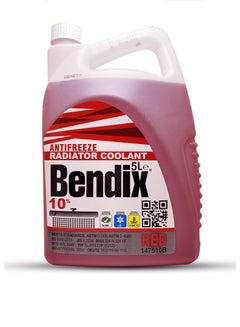 Bendix Bendix Anti-Freeze -5 coolant 5 Liter - Red Liquid Coolant 10% ...