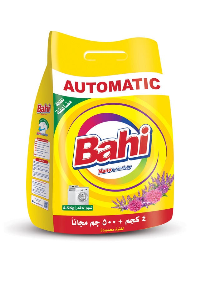 BAHI Washing Powder Lavander Automatic 4.5 kilogram | Best Price Egypt ...