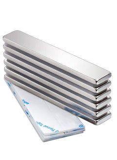 SYOSI 6 Pack Super Strong Neodymium Bar Magnets Waterproof Powerful ...