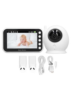 Thoraya Baby Monitor 360 Degree Rotation 4.3inch LCD Screen 8 Lullabies ...