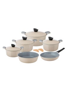 Badraig 12-piece cookware set made of high-quality granite with Korean ...