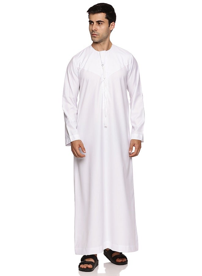 U.S. ELK Mens's Long Sleeve Emirati Kandura | Islamic Dishdasha Jubba ...