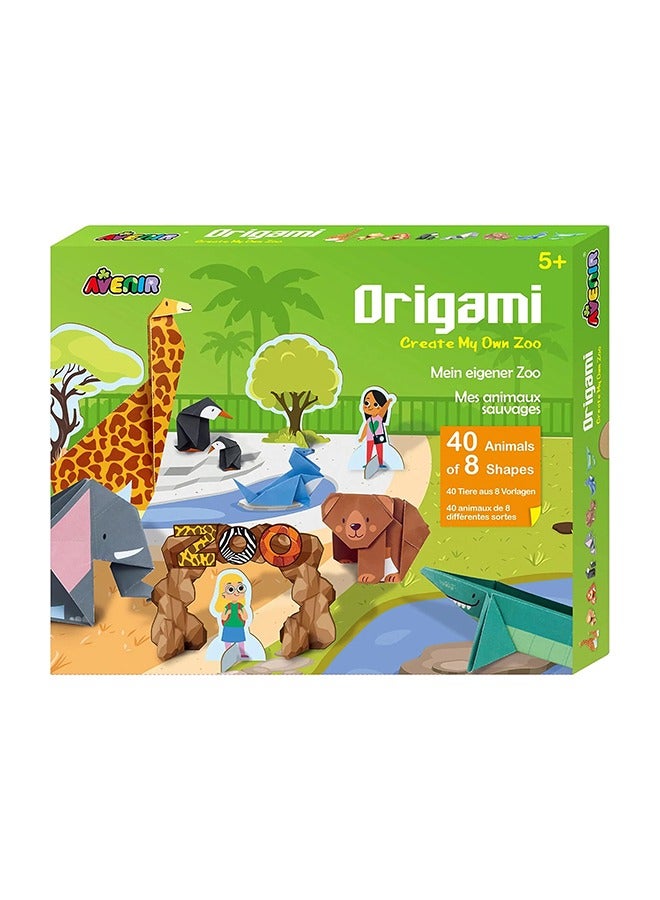 Avenir Avenir Origami - Create My Own Zoo | Fold 8 Vivid Animals and ...