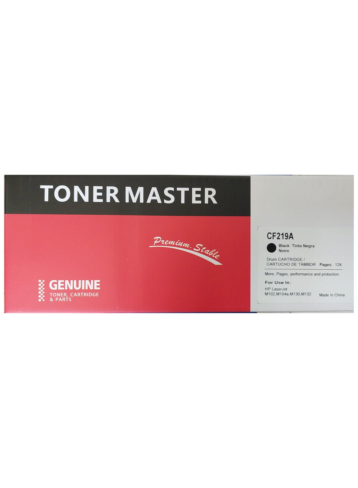 TONER MASTER TONER MASTER Compatible Laser Drum Cartridge 19A CF219A ...