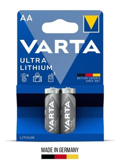 VARTA Varta Ultra Lithium AA Battery for High-Powered Devices (2-Pack ...