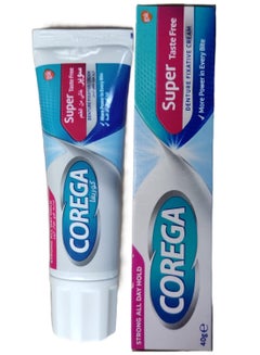 COREGA Corega Strong Hold All Day Long Denture Adhesive Flavor-Free Cream 40 gm KSA | Riyadh, Jeddah